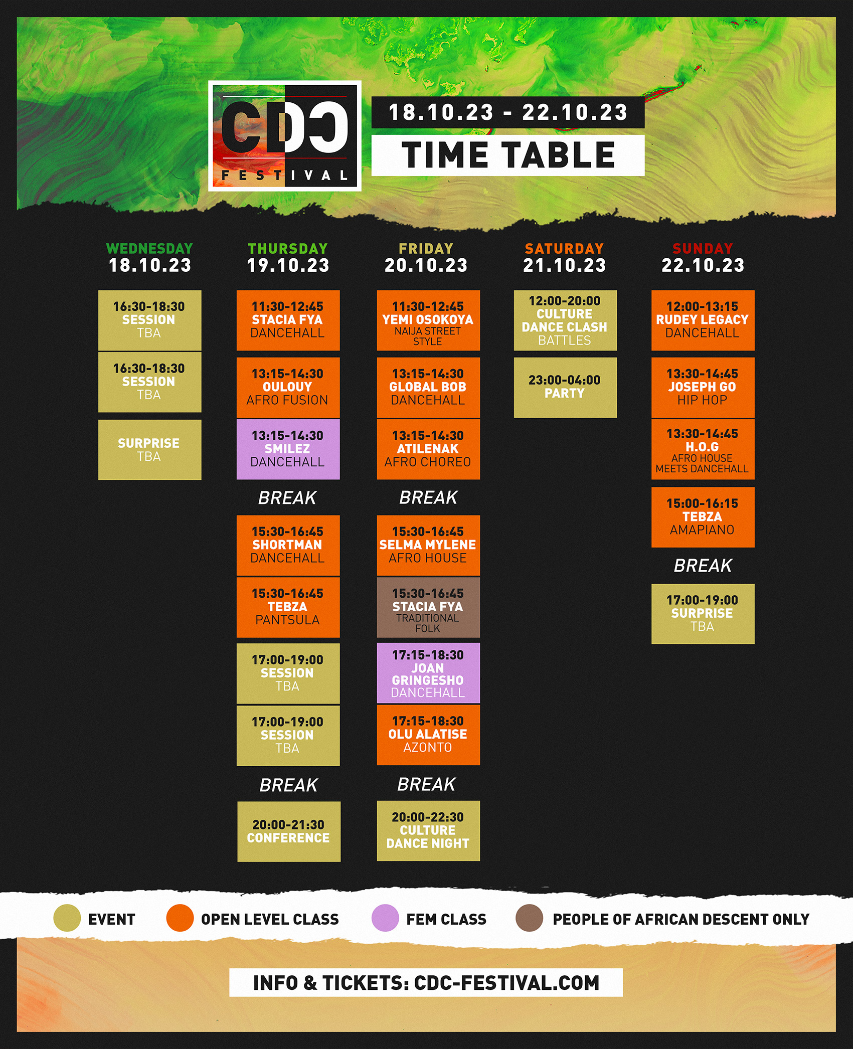 Culture Dance Camp 2023 – CDC FESTIVAL