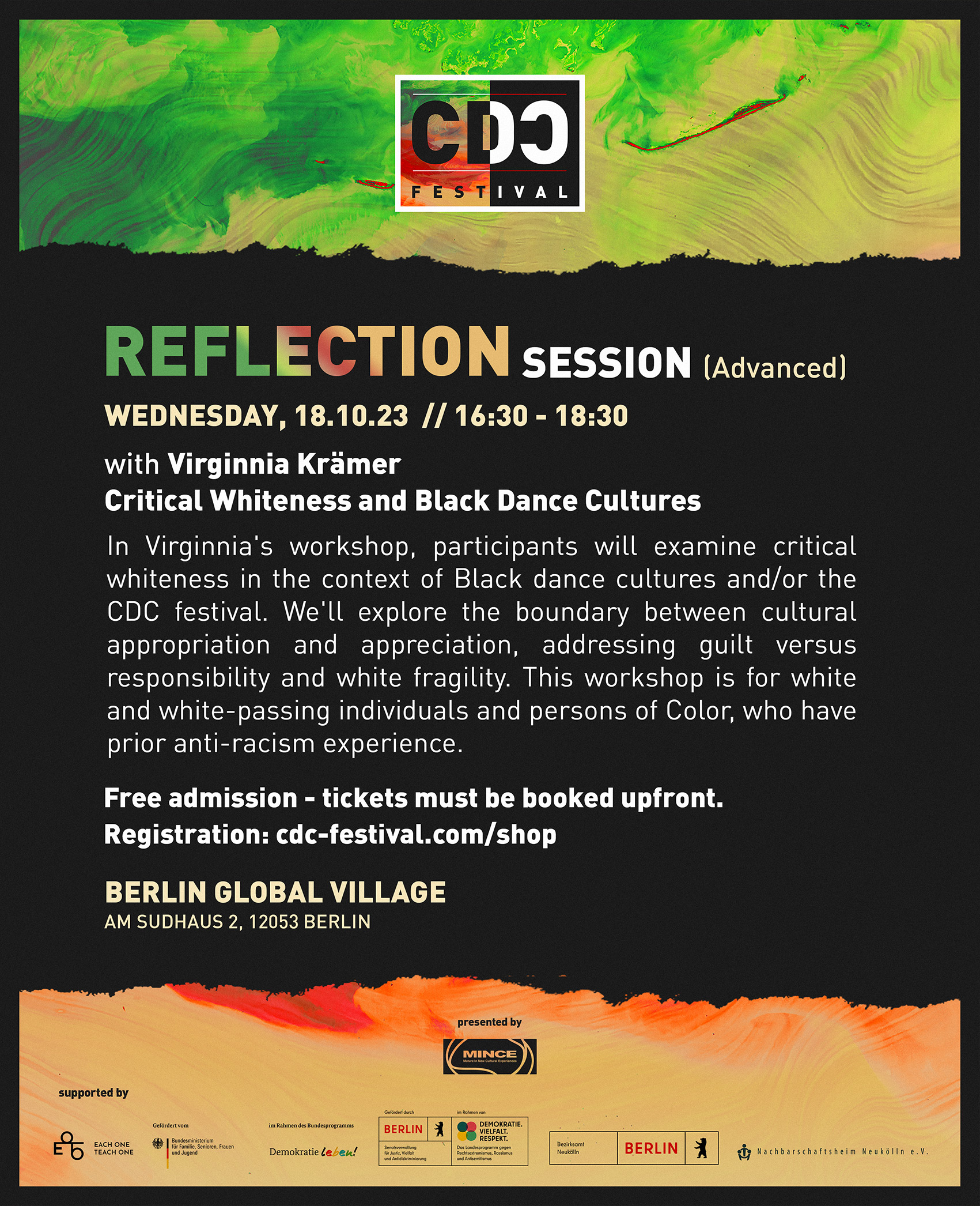 Reflection and Empowerment Sessions 2023 – CDC FESTIVAL